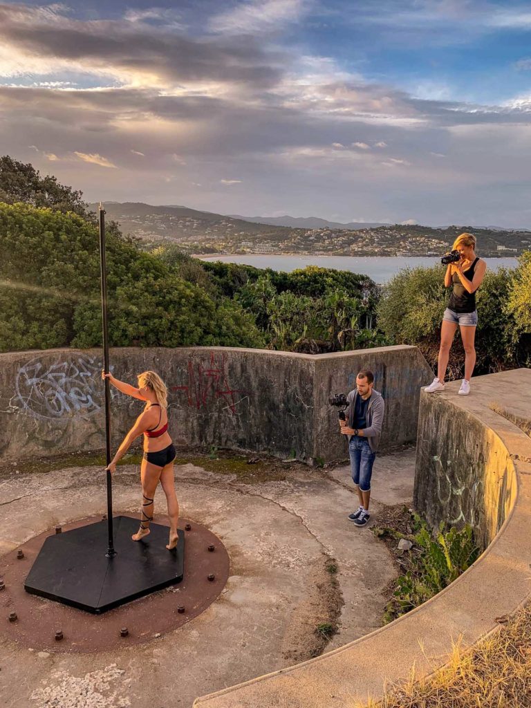 Shooting Photo Pole Dance Et Workout Corse Valentine Poulain